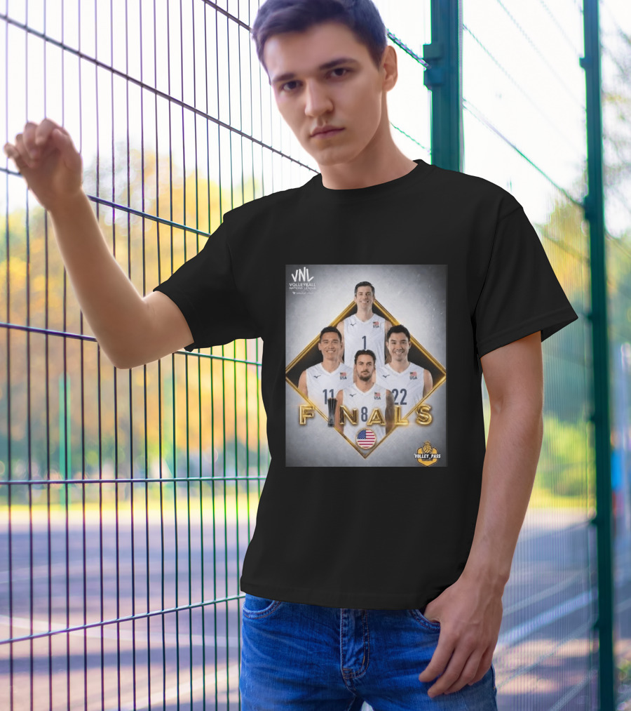 VNL Volleyball Nations League USA Finals 2026 Volley Pass T-Shirt