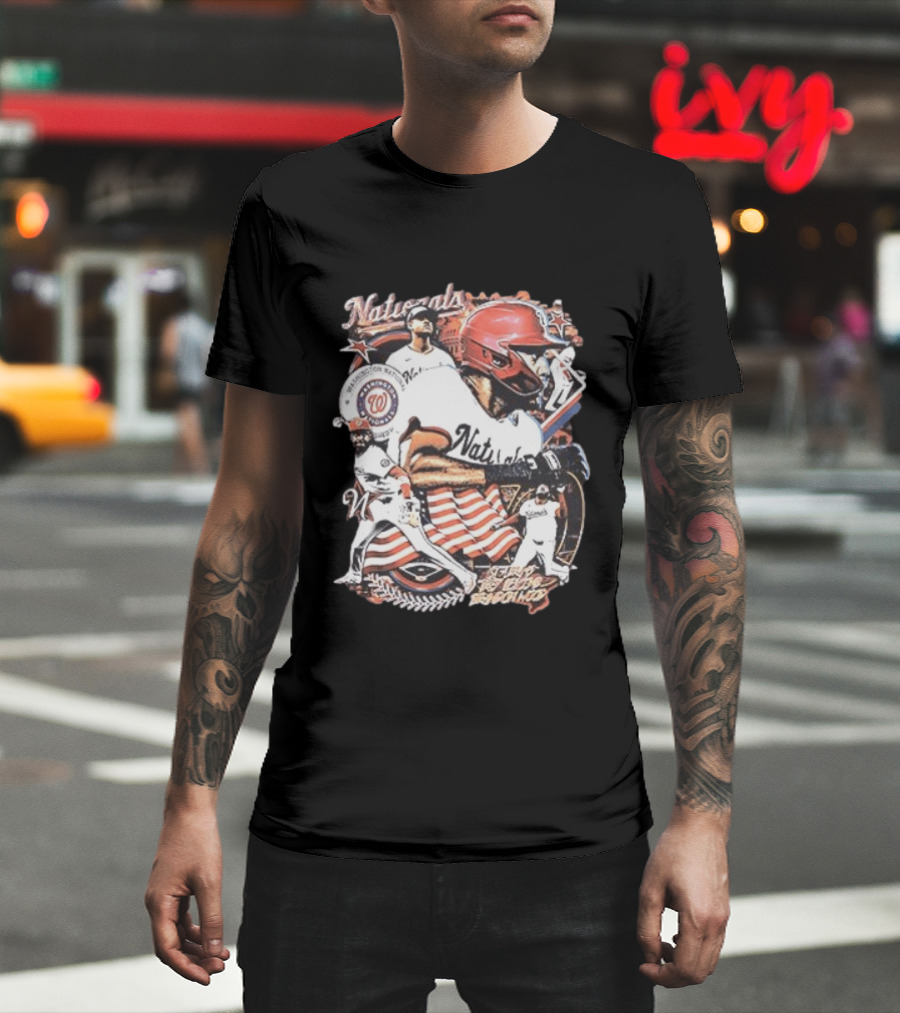 Washington Nationals Legends Baseball Players And Team Highlights T-Shirt