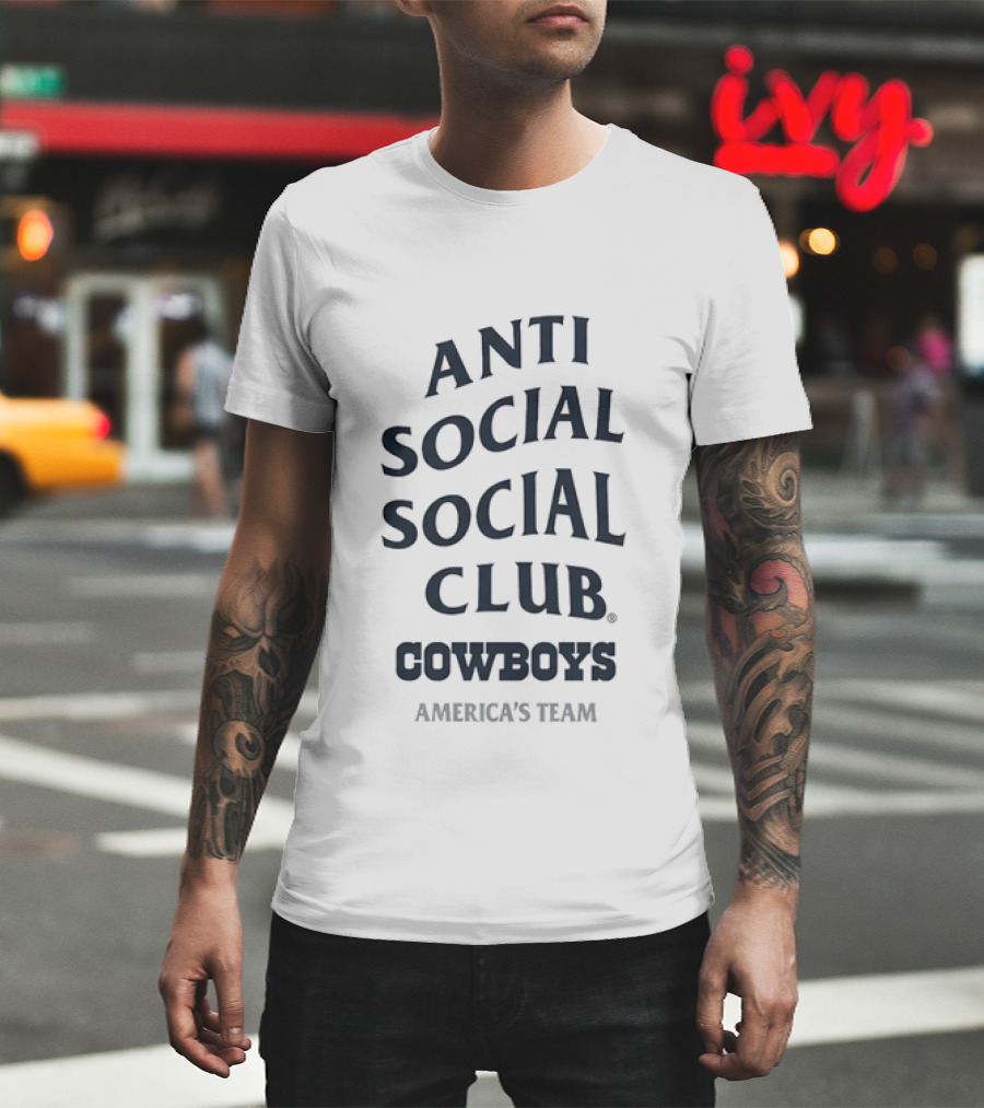 Anti Social Social Club Cowboys America's Team T-Shirt