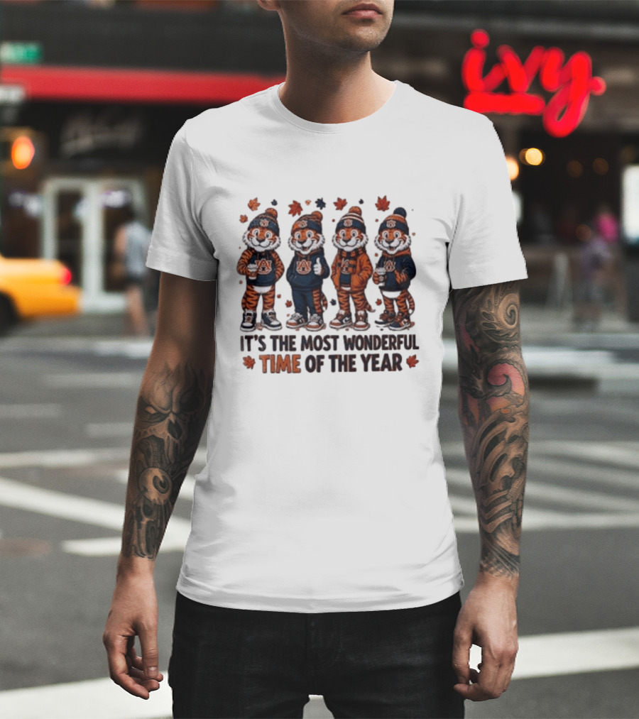 Auburn Tigers It's The Most Wonderful Time Of The Year T-Shirt