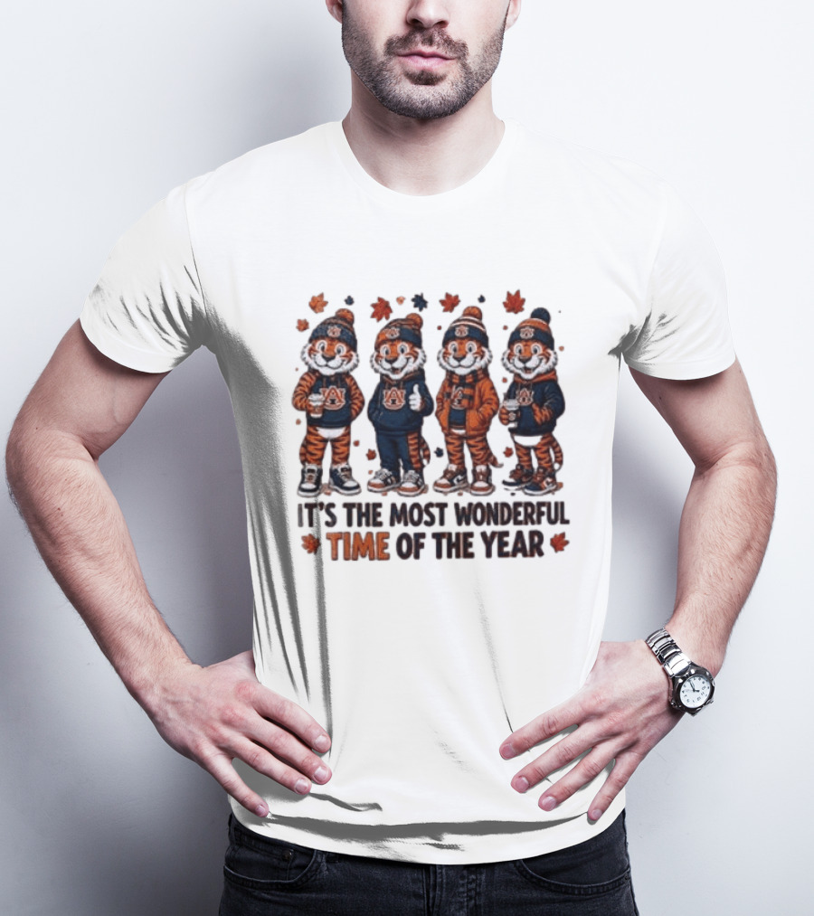 Auburn Tigers It's The Most Wonderful Time Of The Year T-Shirt