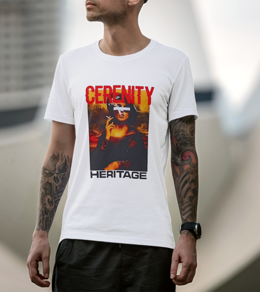 Cerenity Heritage Mona Lisa Smoking T-Shirt
