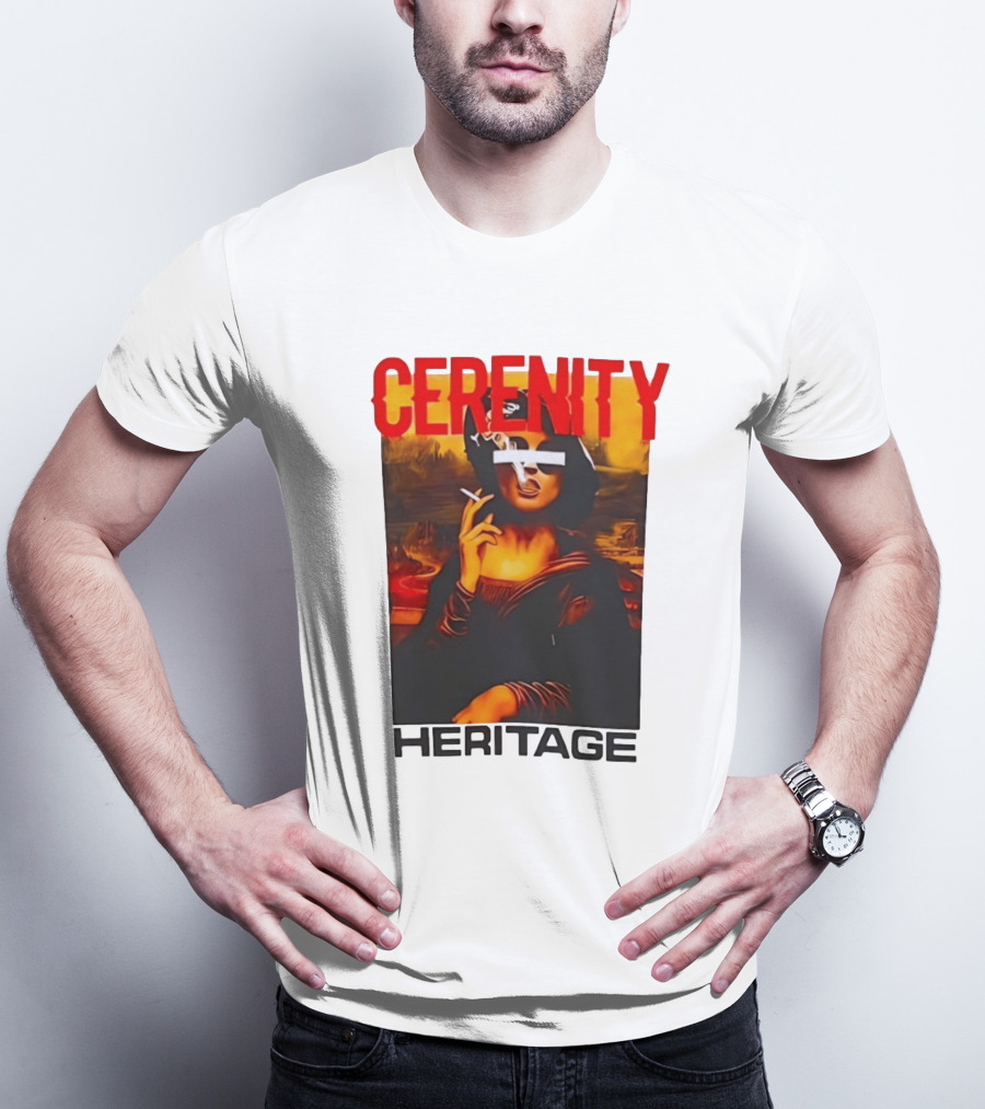 Cerenity Heritage Mona Lisa Smoking T-Shirt