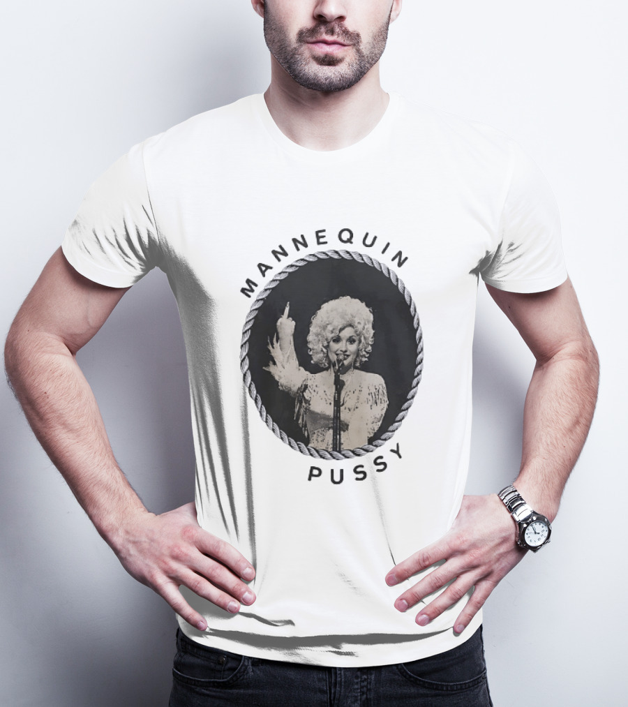 Mannequin Pussy Dolly Parton Country Music Finger T-Shirt