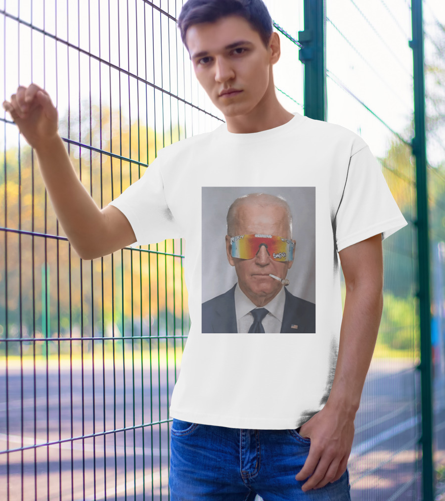 Joe Biden Pit Viper Sunglasses Smoking Pipe President T-Shirt