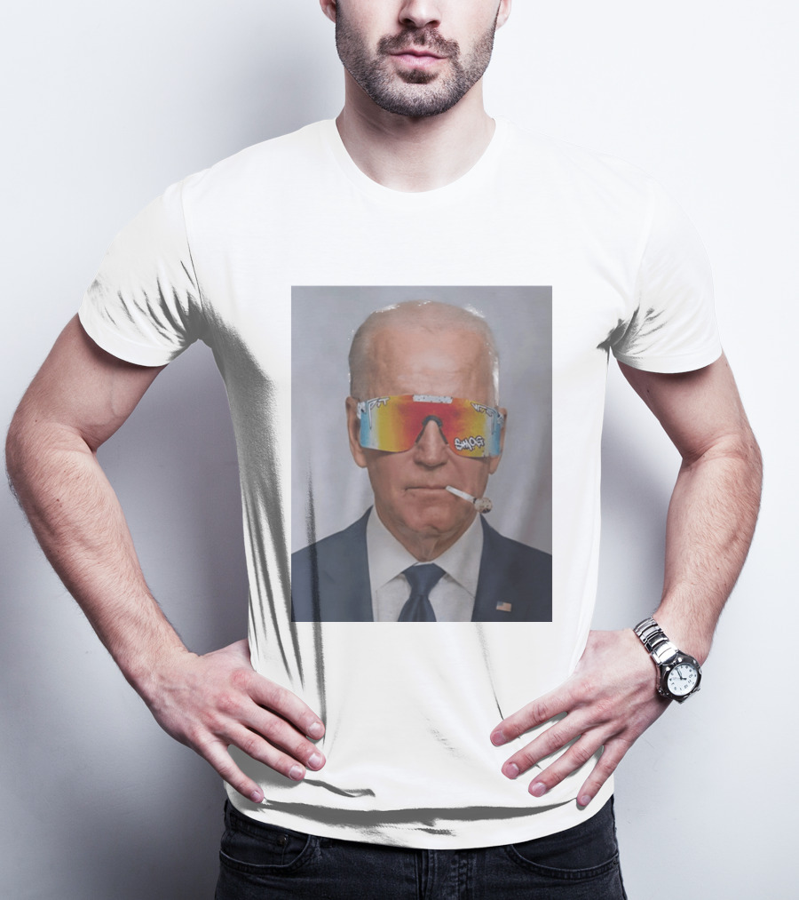 Joe Biden Pit Viper Sunglasses Smoking Pipe President T-Shirt