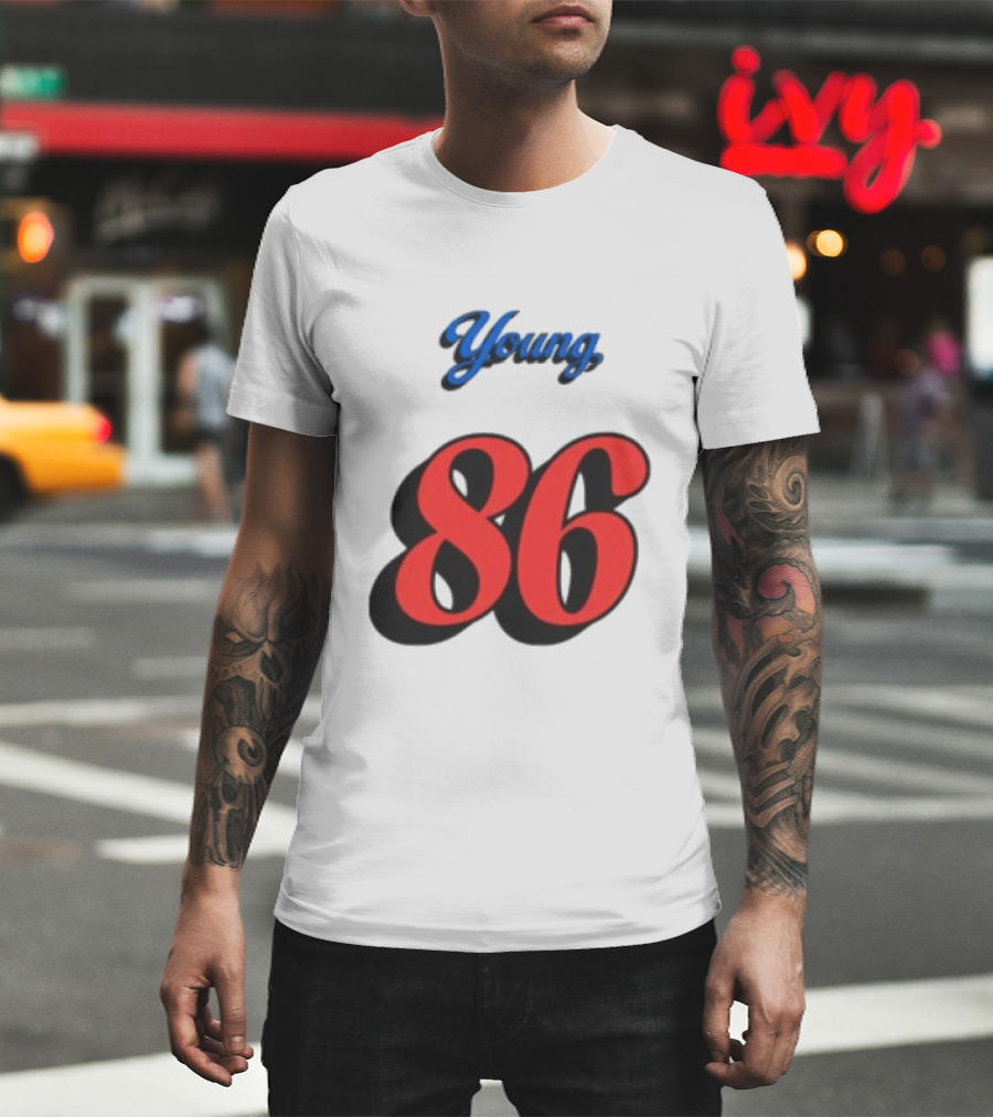 Owl City Store Young 86 Baseball 3 4 Sleeve T-Shirt