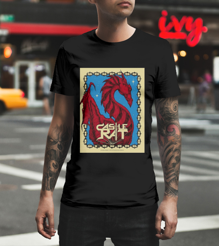Castle Rat Sword Dragon LuckyFes'26 Babymetal Quick Dry 15 T-Shirt