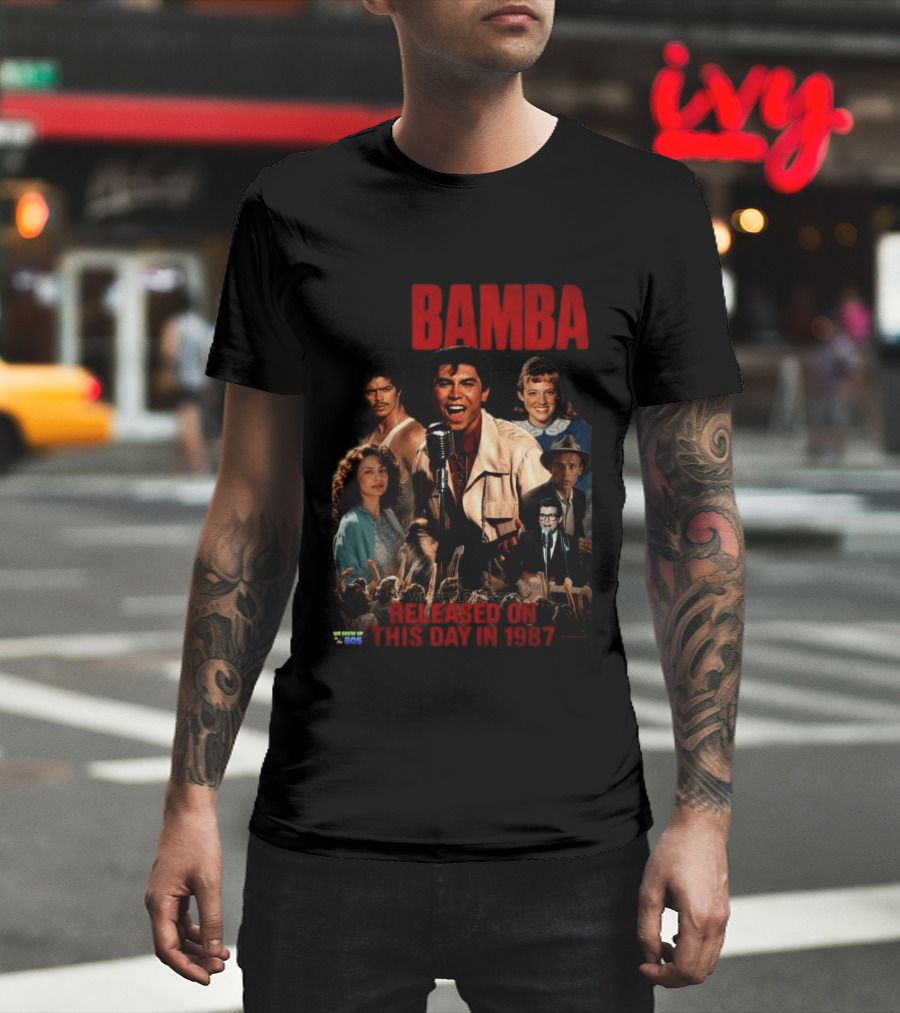Bamba Released On This Day In 1987 80s Movie T-Shirt