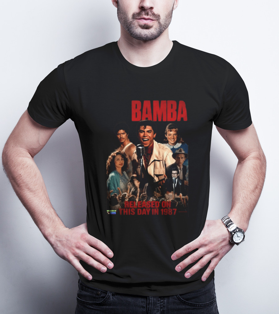 Bamba Released On This Day In 1987 80s Movie T-Shirt