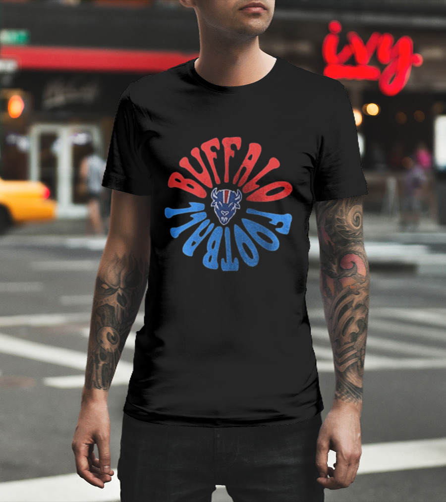 Buffalo Bills Football Yesterday Today Tomorrow Forever No Matter What Diamond Heart T-Shirt