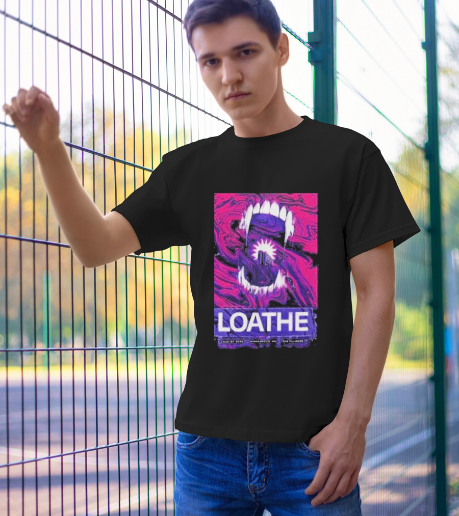 Loathe Band Live At The Fillmore Minneapolis MN August 1 2026 Concert T-Shirt