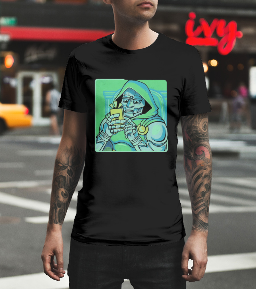 Doctor Doom Marvel Villain Doom Scroll Of Doom T-Shirt