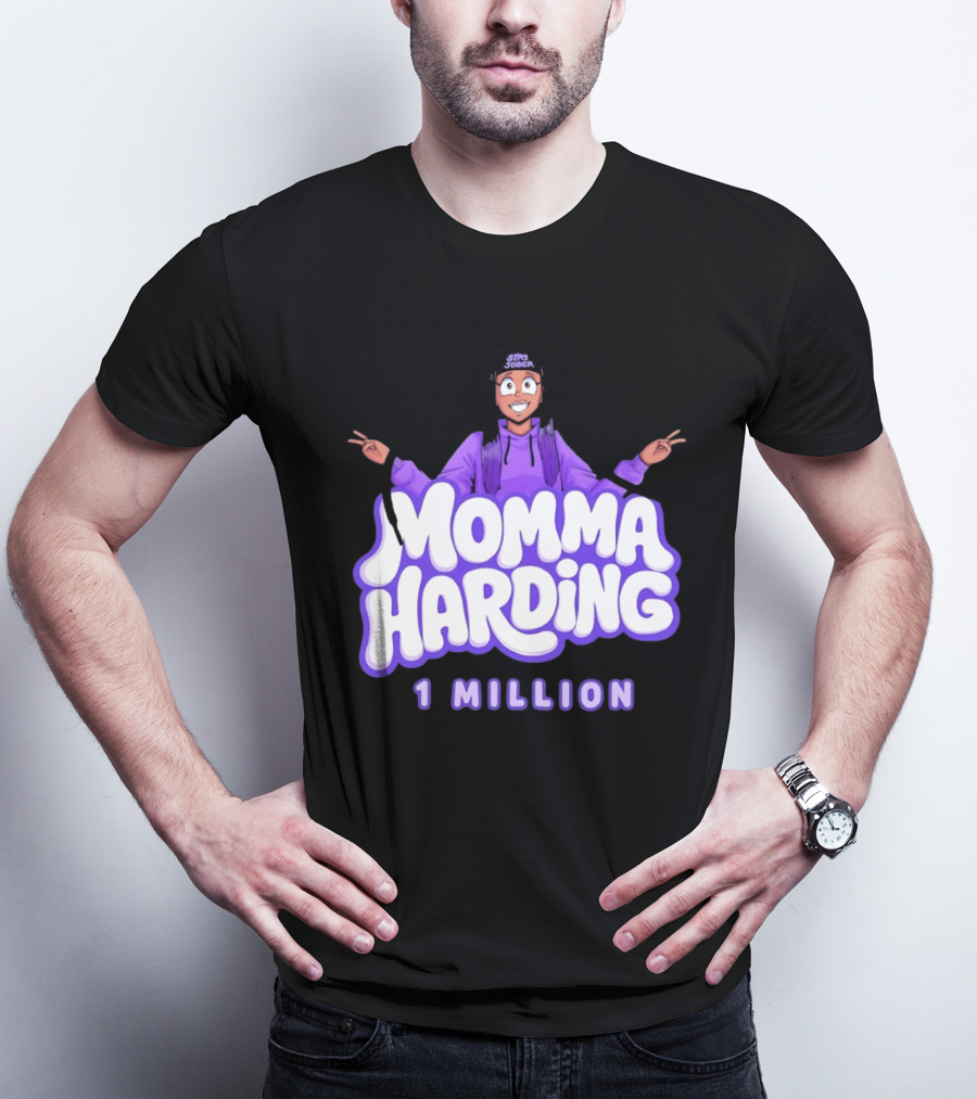 Momma Harding Stay Sober 1 Million Content Creator Celebration T-Shirt