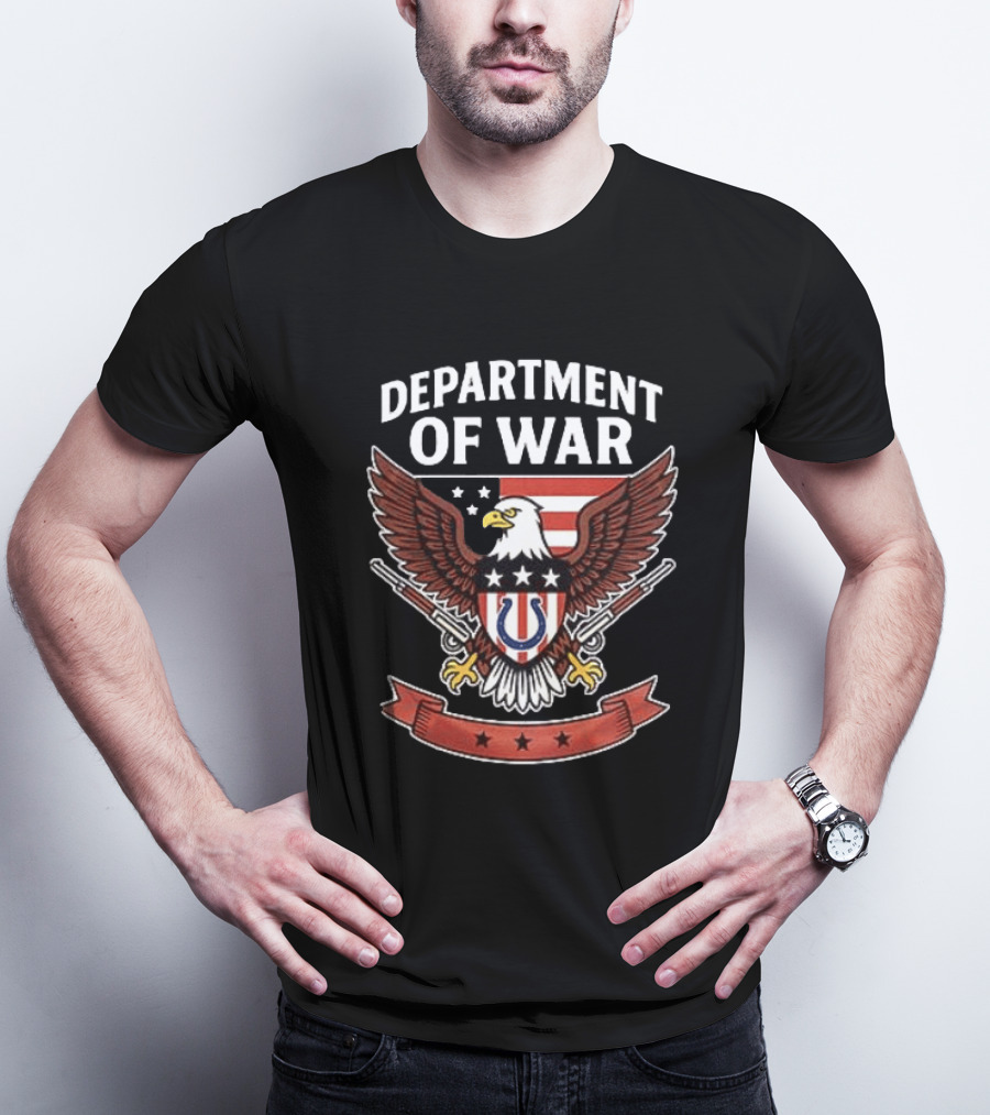Department Of War Eagle Indianapolis Colts Stars And Stripes T-Shirt