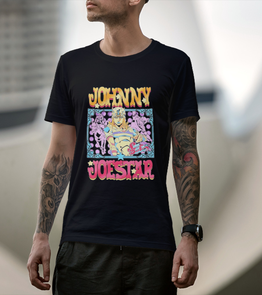 Johnny Joestar Steel Ball Run JoJo's Bizarre Adventure SBR Anime T-Shirt