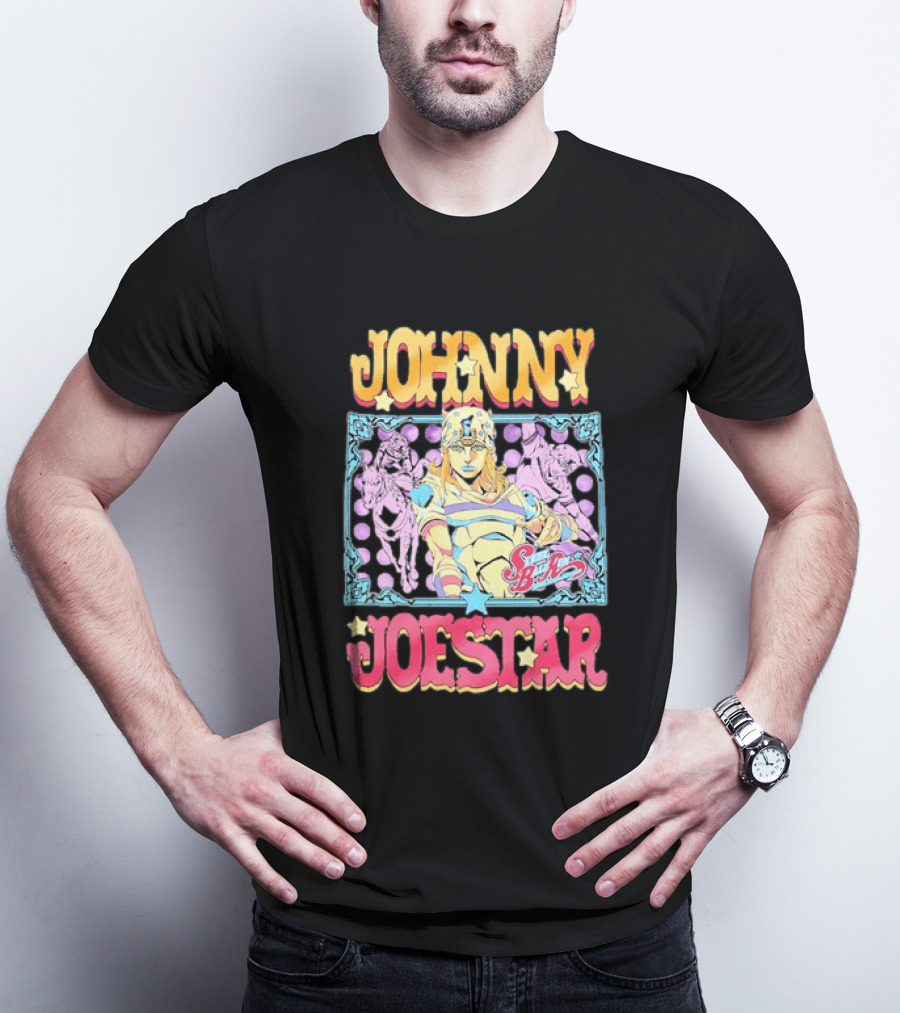 Johnny Joestar Steel Ball Run JoJo's Bizarre Adventure SBR Anime T-Shirt