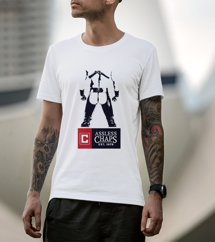Assless Chaps Est 1978 Western Wear Biker Fashion T-Shirt