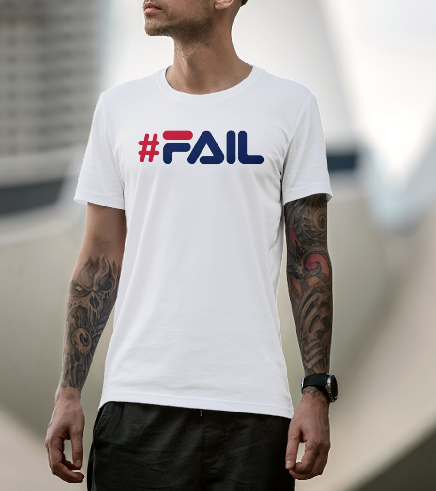 #FAIL Hashtag Bold Modern T-Shirt