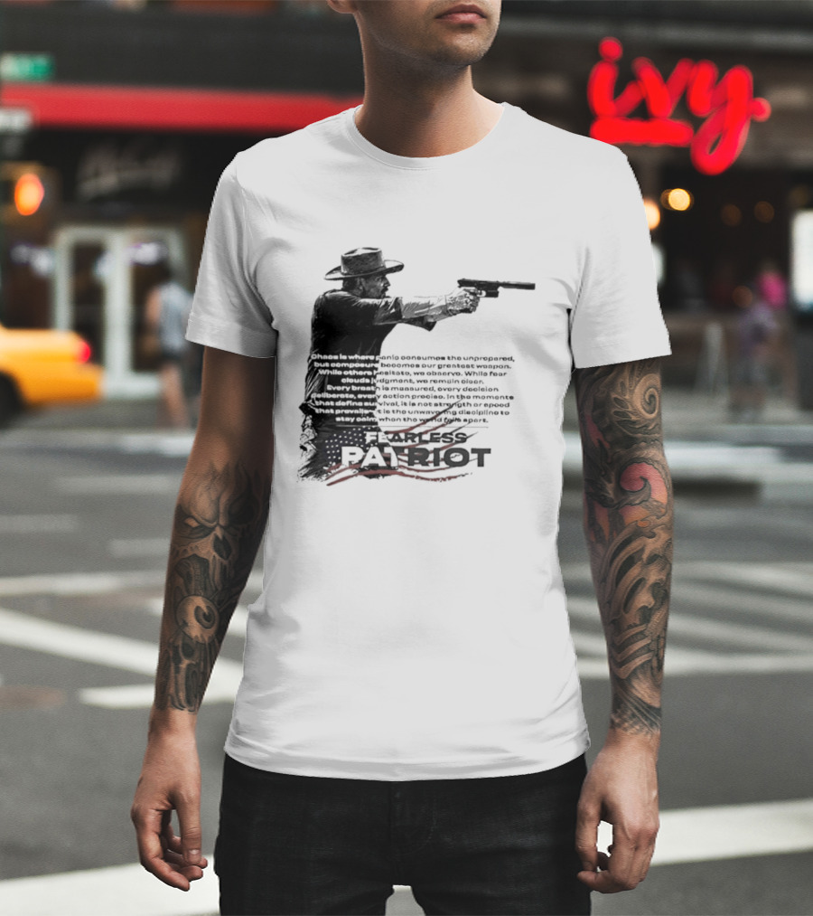 Jordan Salinas Fearless Patriot Hero T-Shirt