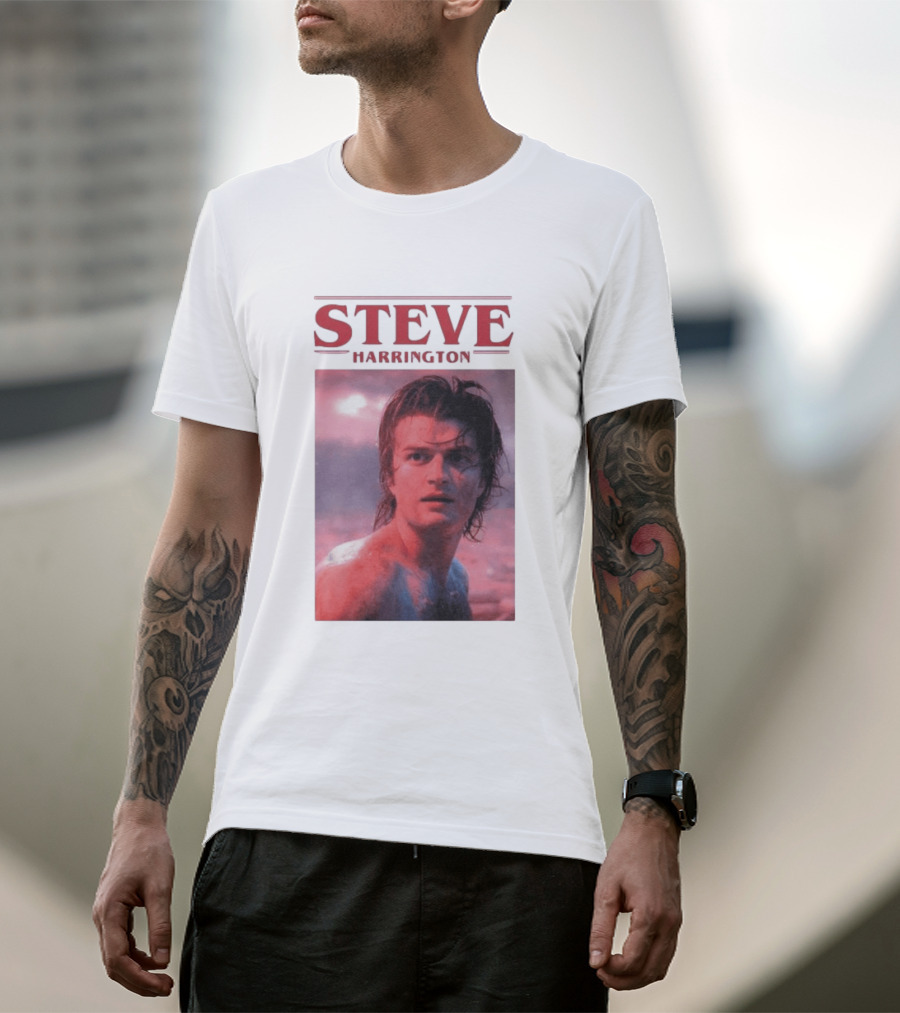 Steve Harrington Vintage Aesthetic Stranger Things Joe Keery T-Shirt