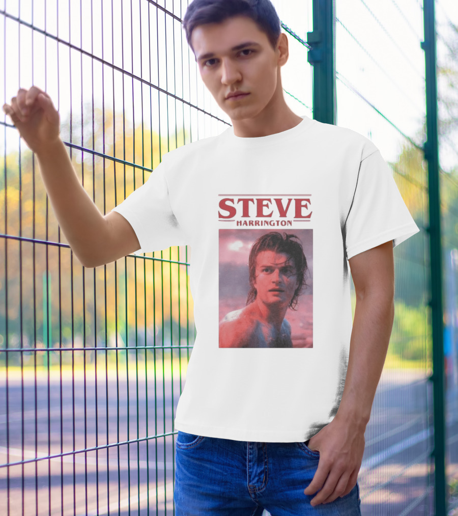 Steve Harrington Vintage Aesthetic Stranger Things Joe Keery T-Shirt