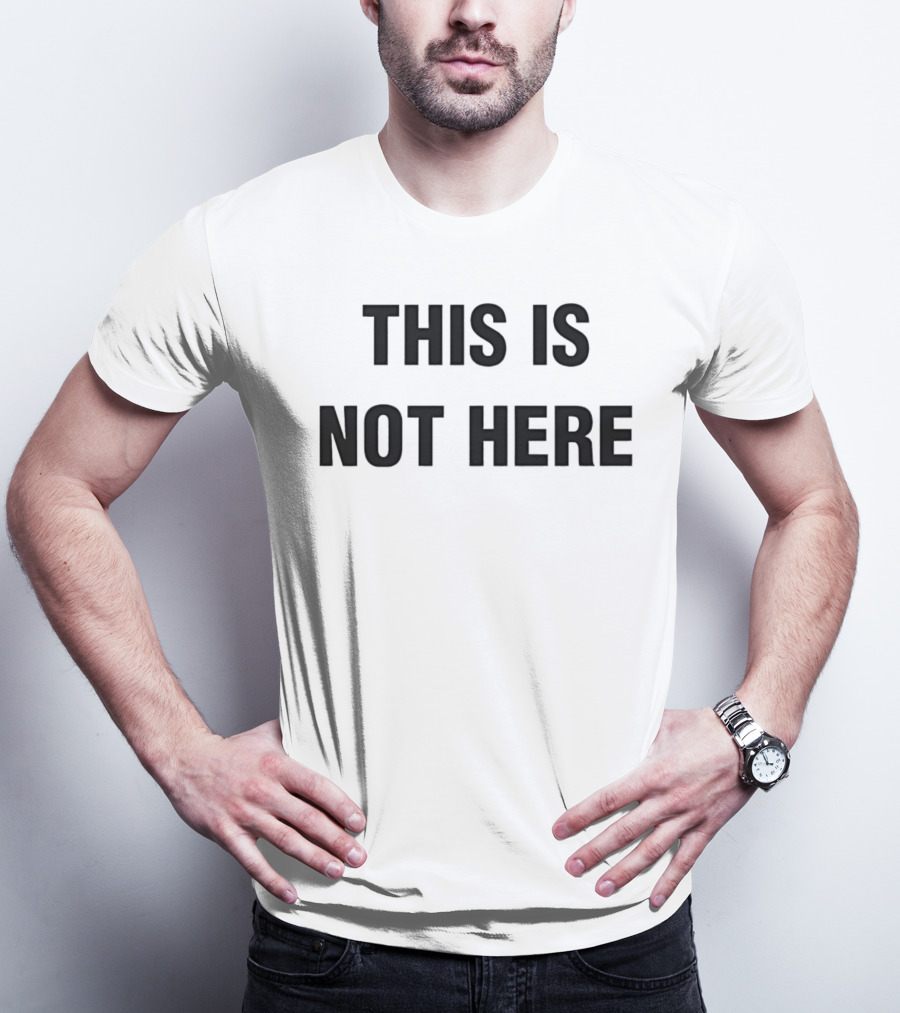 This Is Not Here Yoko Ono Conceptual T-Shirt