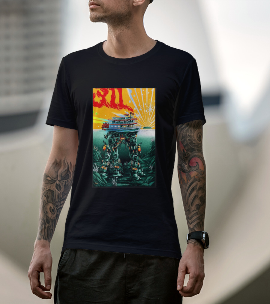 311 Kansas City MO 2026 Steamboat Robot T-Shirt