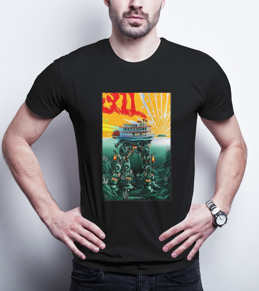 311 Kansas City MO 2026 Steamboat Robot T-Shirt