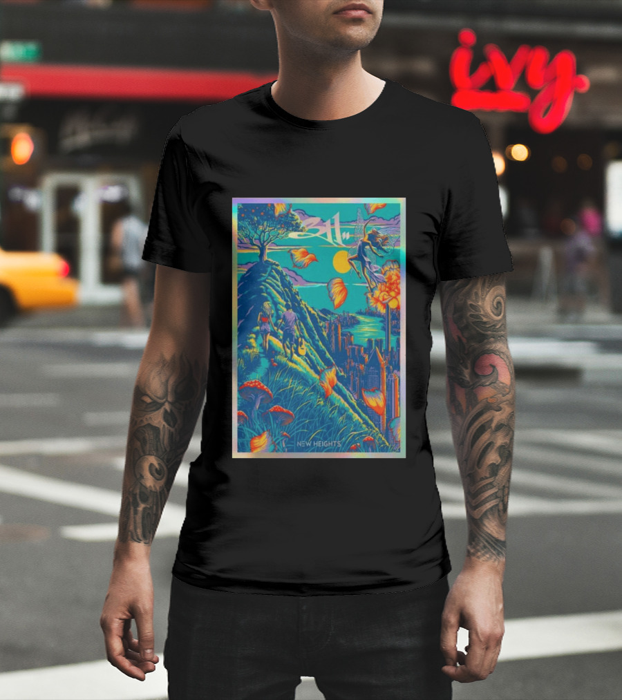 311 New Heights 2026 Fairy Cityscape Guitar Walk T-Shirt