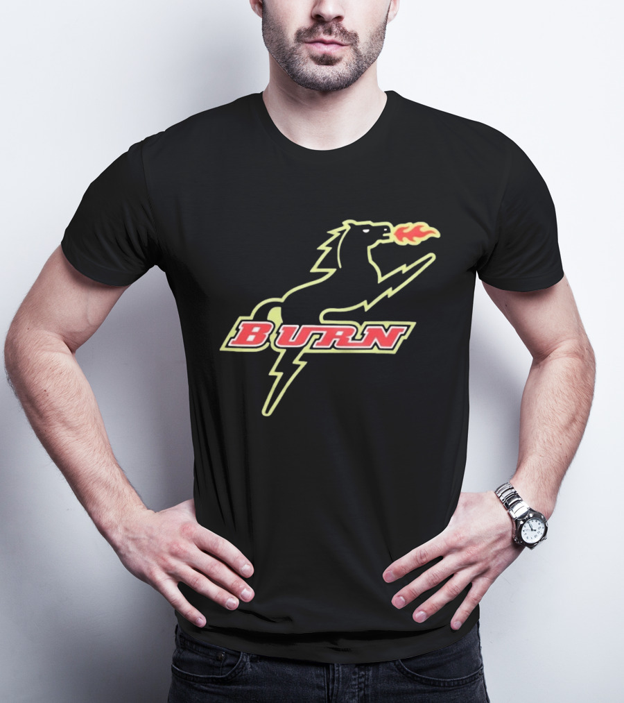 Burn Fire Breathing Horse Team T-Shirt