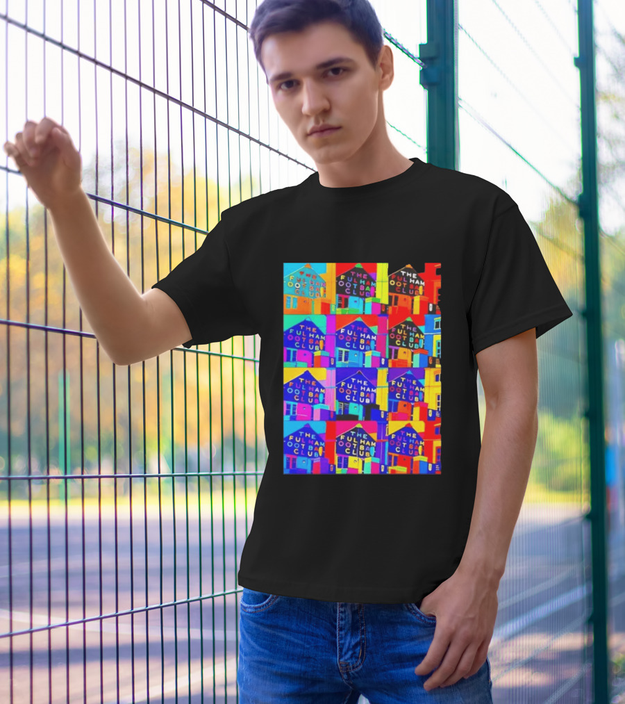 The Fulham Football Club Pop Art Craven Cottage T-Shirt