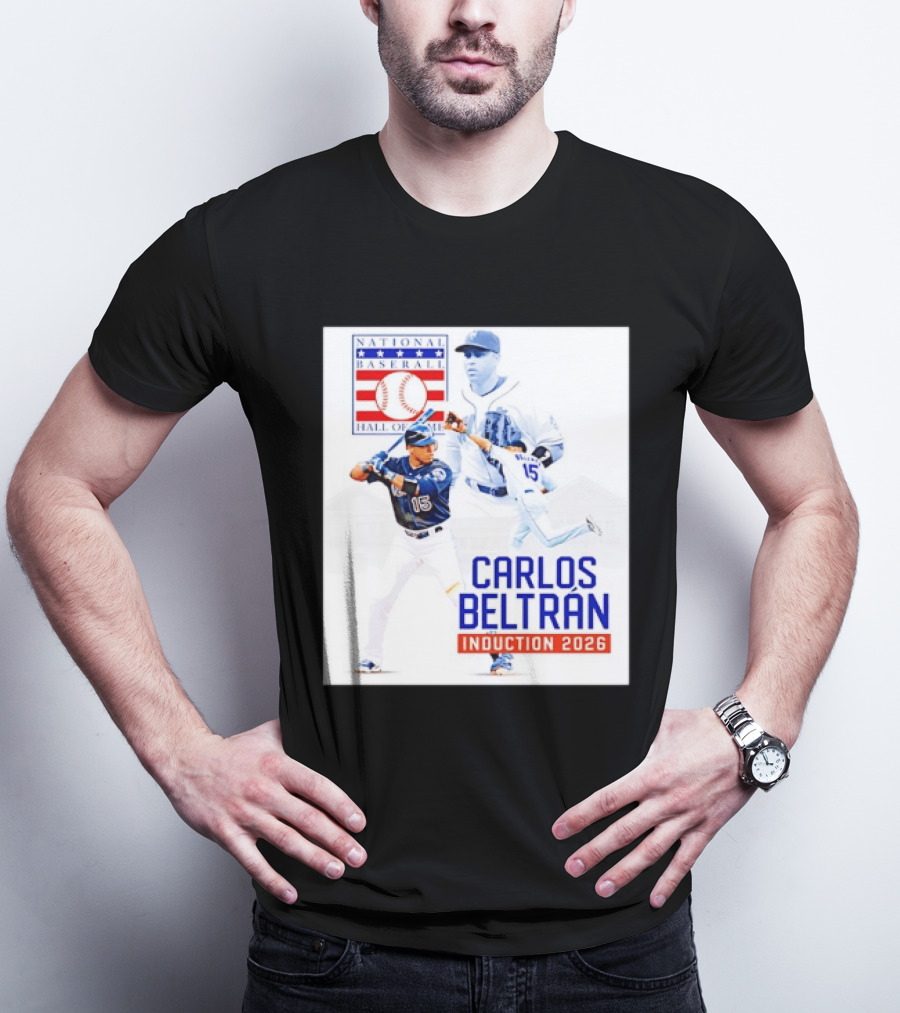 Carlos Beltran National Baseball Hall Of Fame Induction 2026 T-Shirt