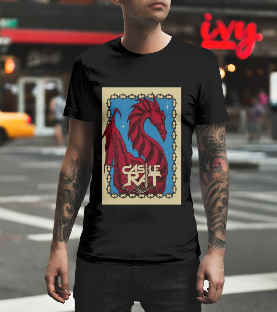 Castle Rat Red Dragon Marienthal Germany Aug 14 2026 T-Shirt