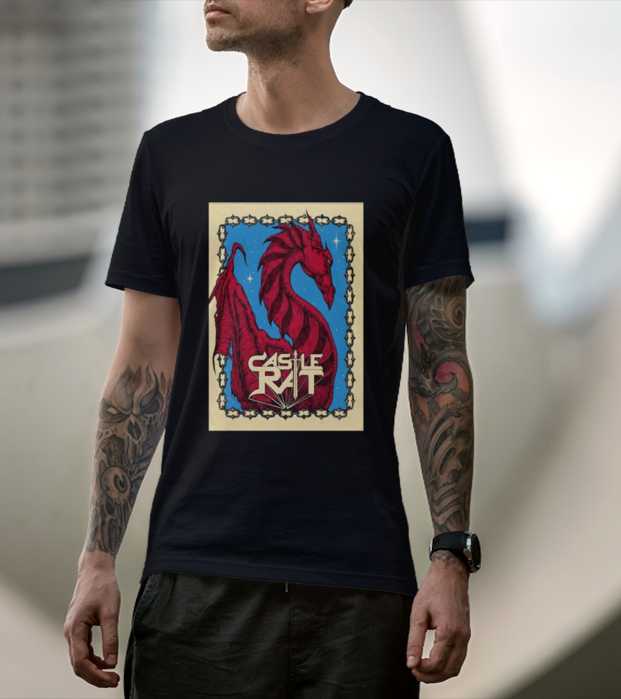 Castle Rat Red Dragon Marienthal Germany Aug 14 2026 T-Shirt