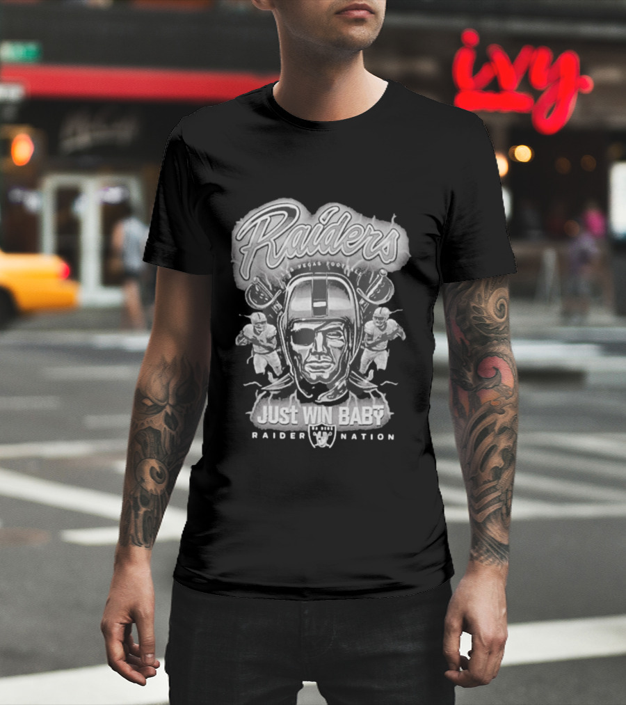 Raider Nation Las Vegas Football Just Win Baby T-Shirt