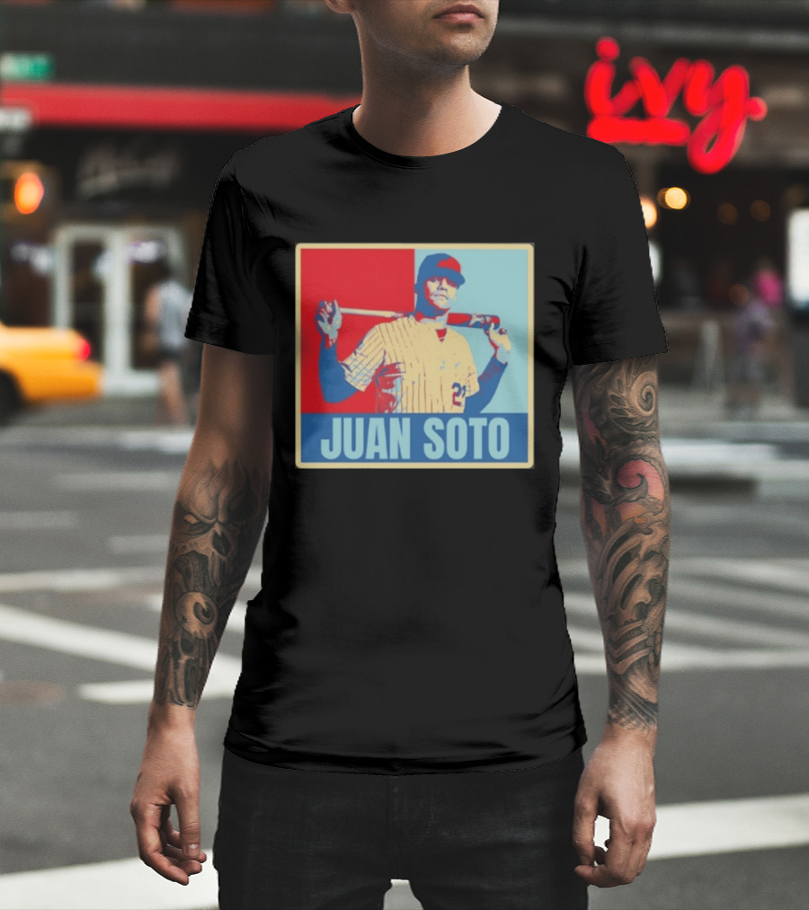 Juan Soto Mets Red Blue T-Shirt