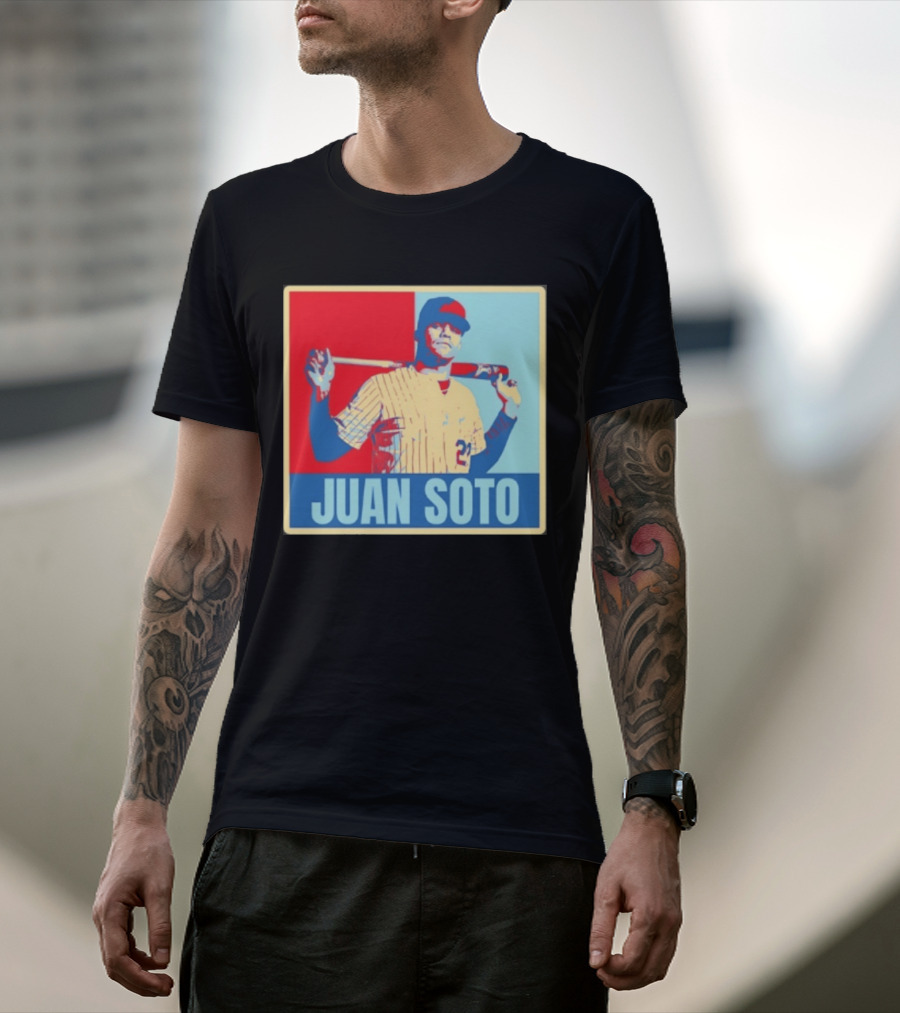 Juan Soto Mets Red Blue T-Shirt