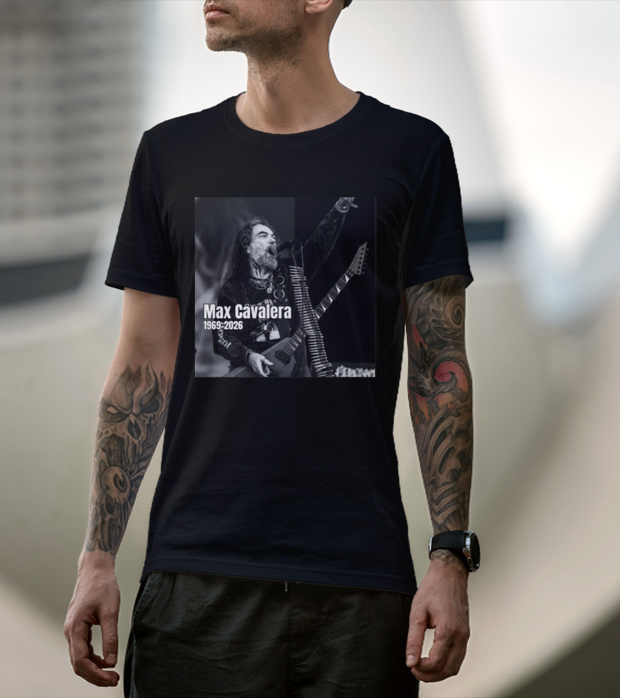 Max Cavalera 1969 2026 Heavy Metal Icon Performance T-Shirt