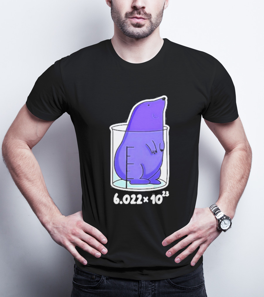 Mole 6.022 X 10²³ Avogadro Chemistry Beaker T-Shirt