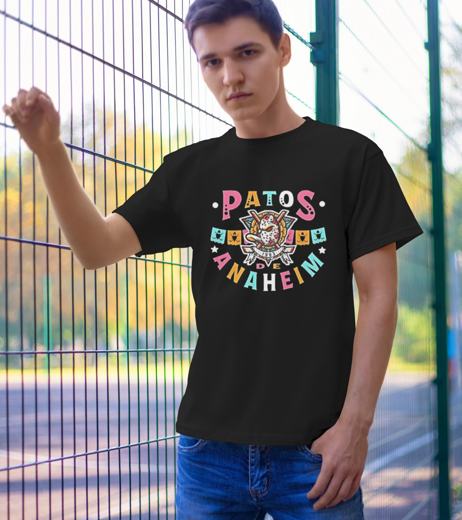 Patos De Anaheim 1993 Hockey T-Shirt