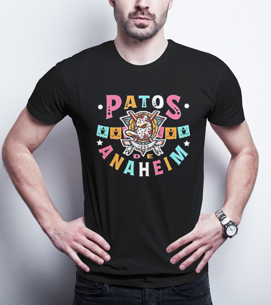 Patos De Anaheim 1993 Hockey T-Shirt