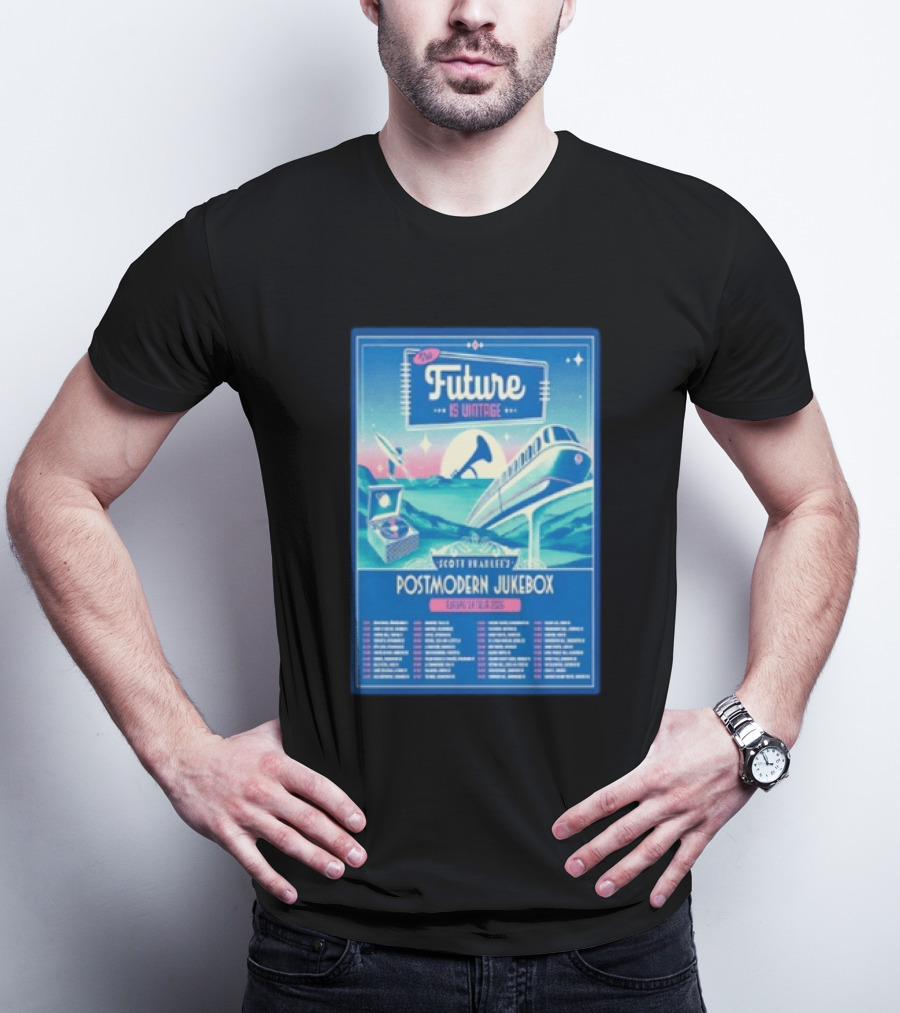 Future Is Vintage Scott Bradlee's Postmodern Jukebox Europe UK Tour 2026 T-Shirt