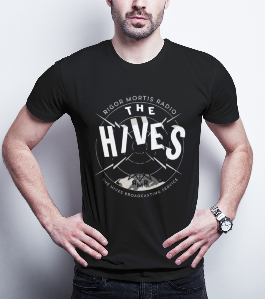 Rigor Mortis Radio The Hives Broadcasting Service RMR T-Shirt