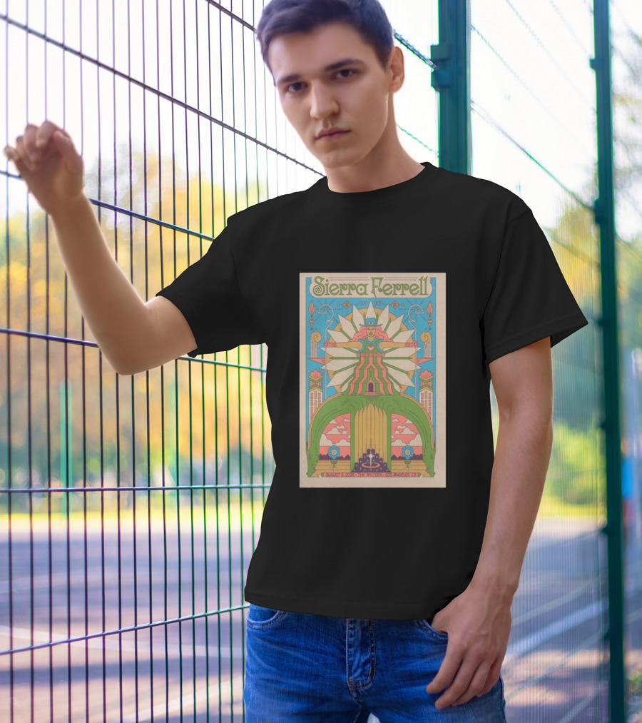 Sierra Ferrell August 5 2026 The Wiltern Los Angeles CA Psychedelic T-Shirt