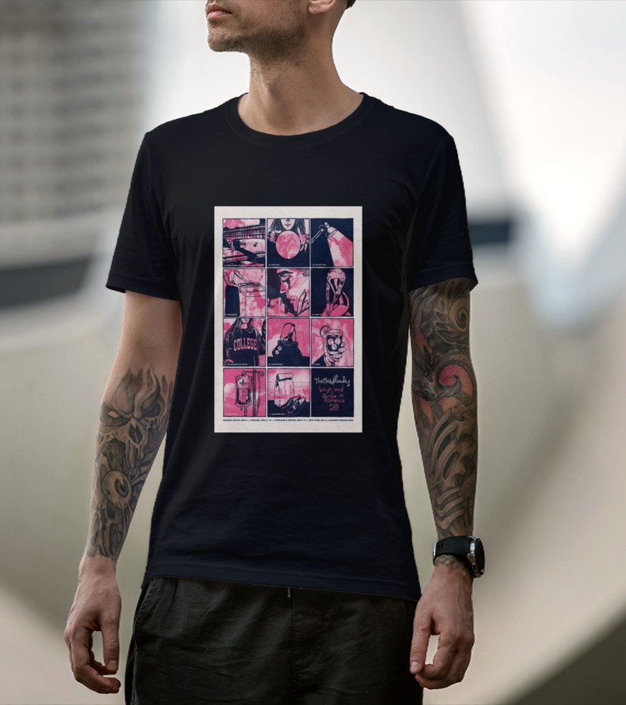 The Hold Steady Boys And Girls In America Tour 2026 Boston Chicago Portland Seattle New York T-Shirt
