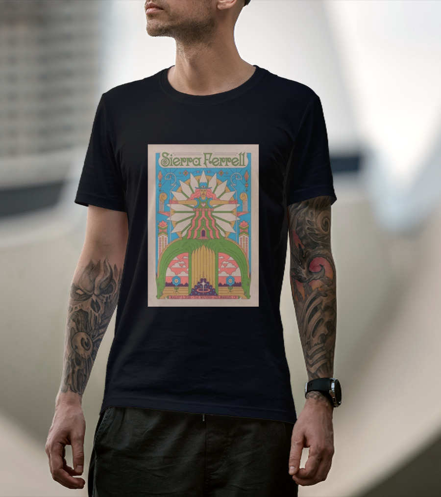 Sierra Ferrell August 5 2026 The Wiltern Los Angeles CA Psychedelic Tour T-Shirt
