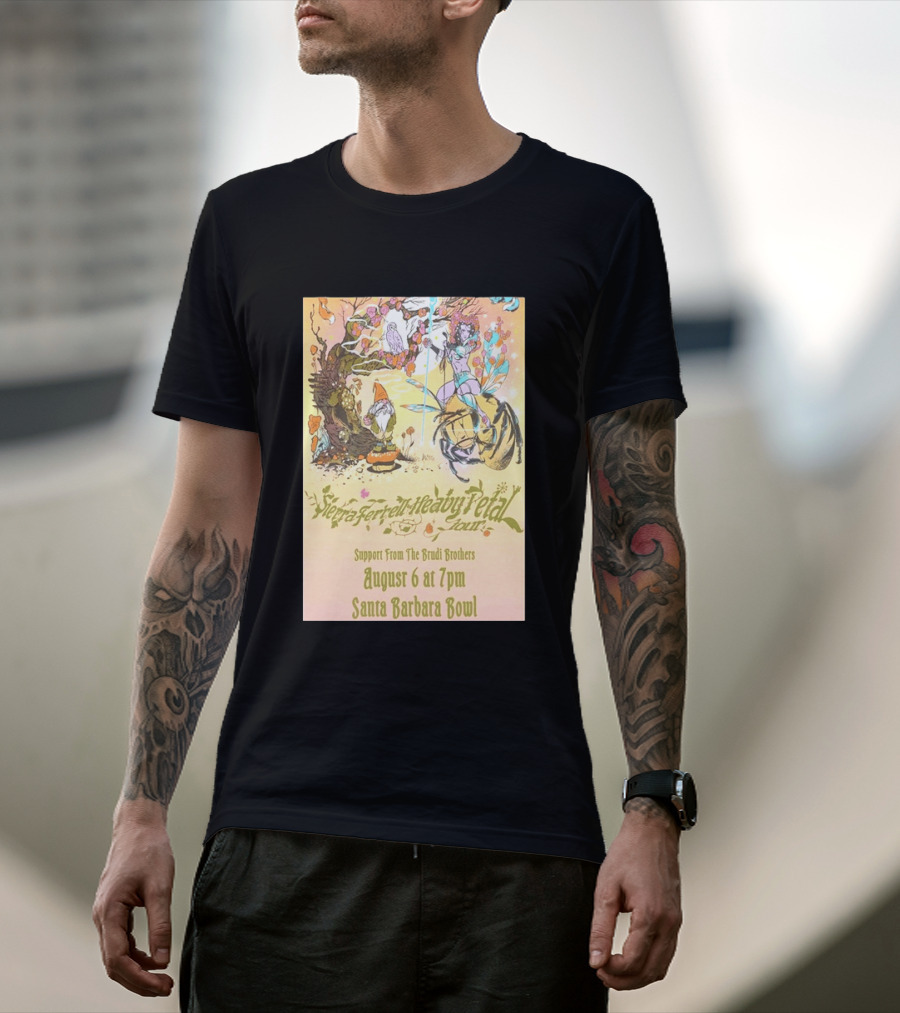 Sierra Ferrell Heavy Petal Tour Brudi Brothers Support August 6 Santa Barbara Bowl T-Shirt