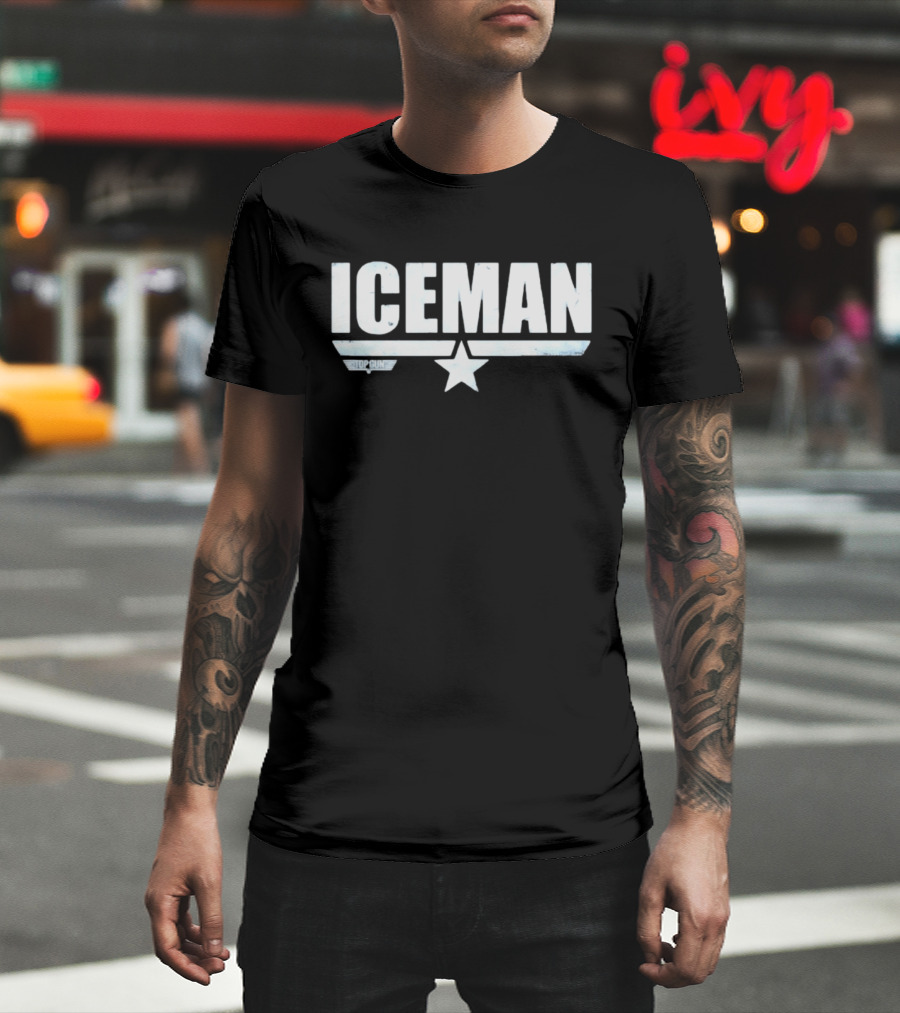 Top Gun Iceman Caleb Williams Chicago Bears T-Shirt