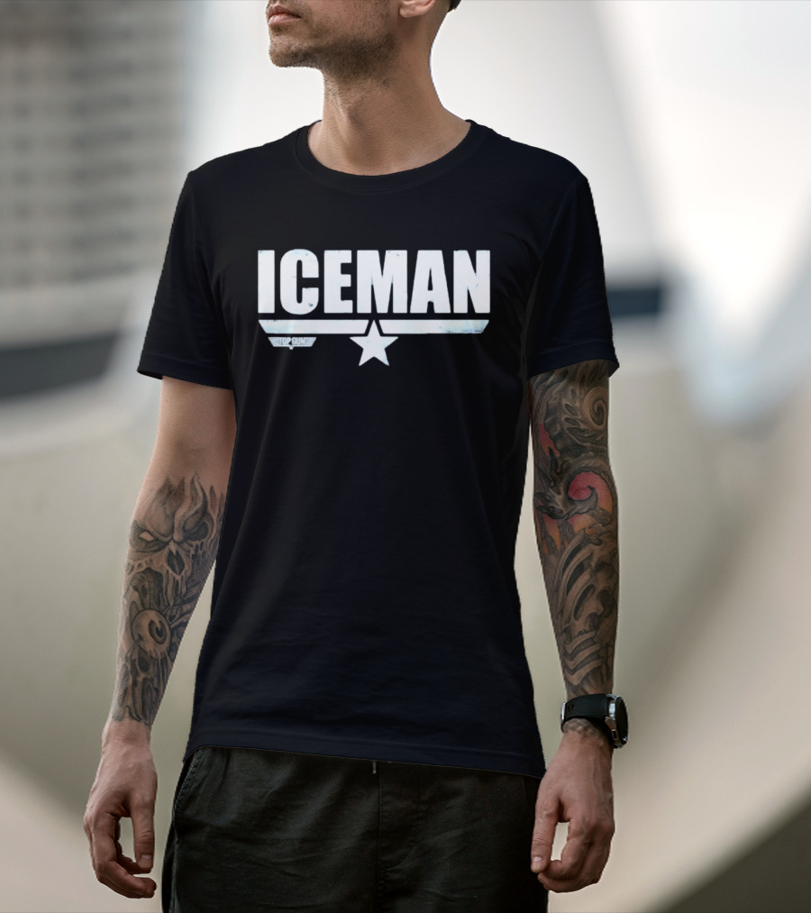 Top Gun Iceman Caleb Williams Chicago Bears T-Shirt